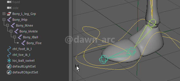 [Maya]Rigging 16 - Ankles & Heels